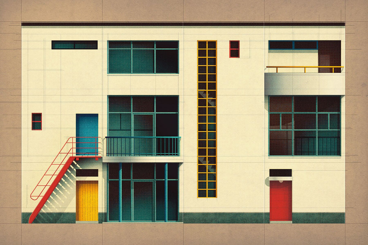 Elements of Modernism No.3 – Prints by Studio Sander Patelski