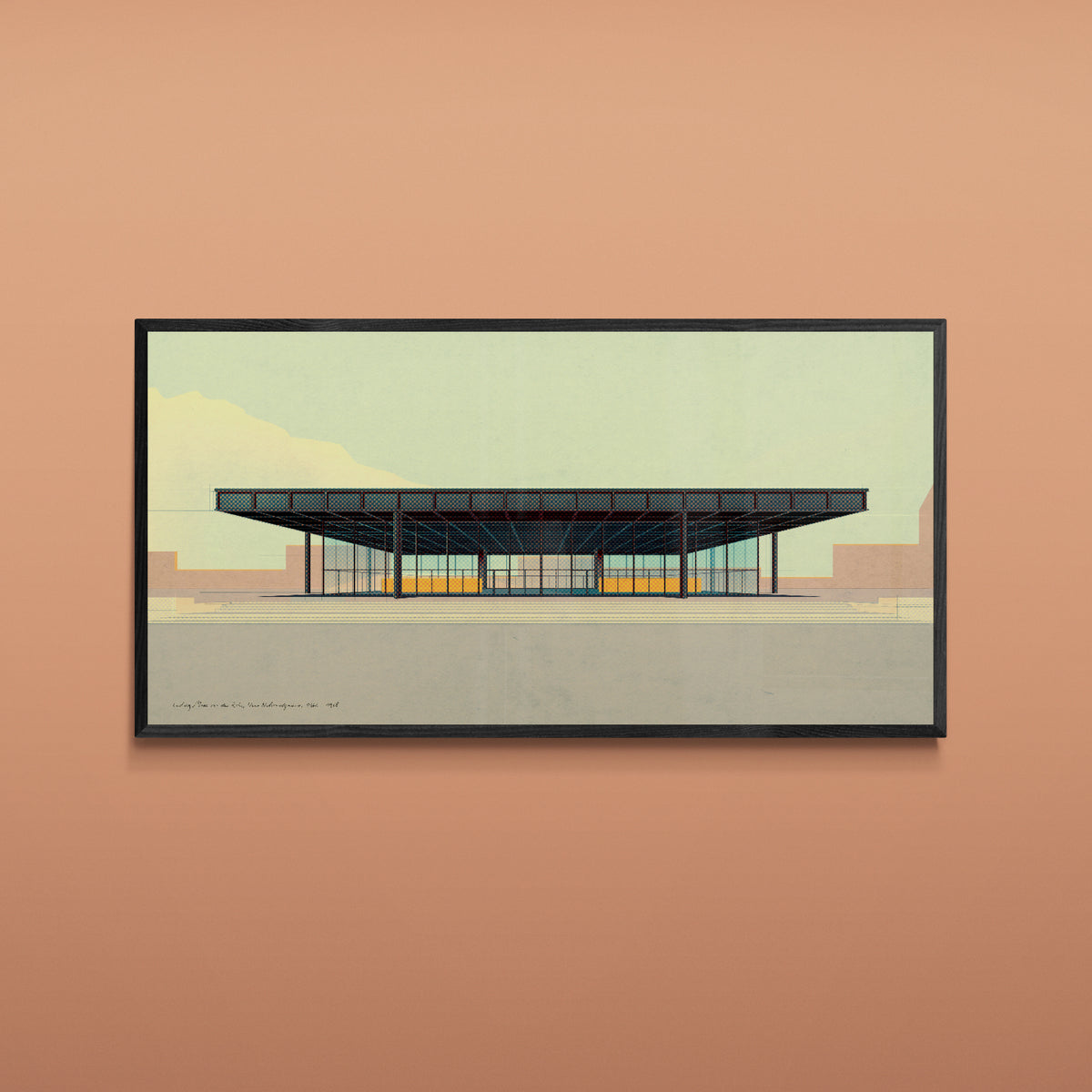 Ludwig Mies van der Rohe, Neue Nationalgalerie, 1962 - 1968 – Prints by ...