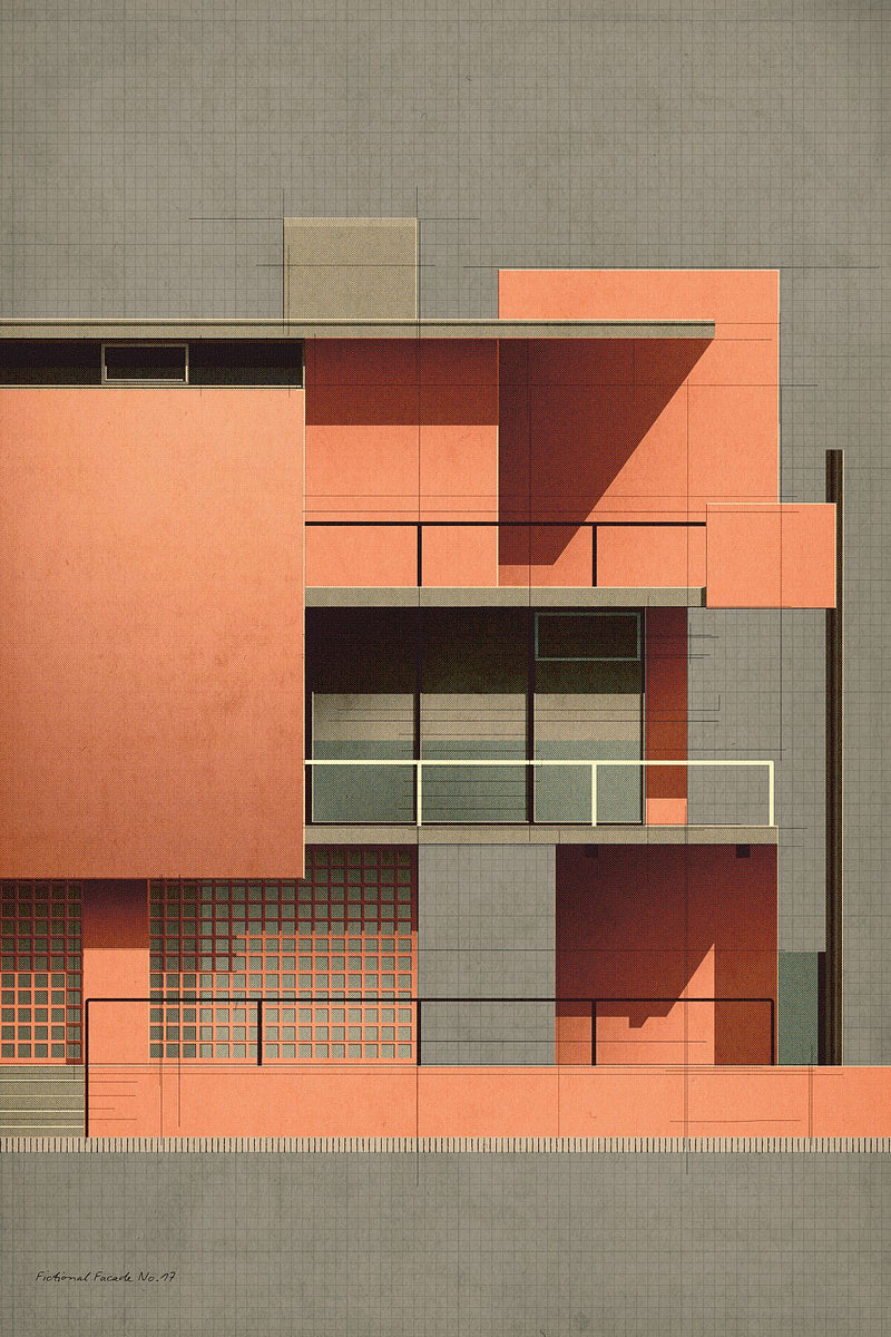 Fictional Facade No.17 – Prints by Studio Sander Patelski