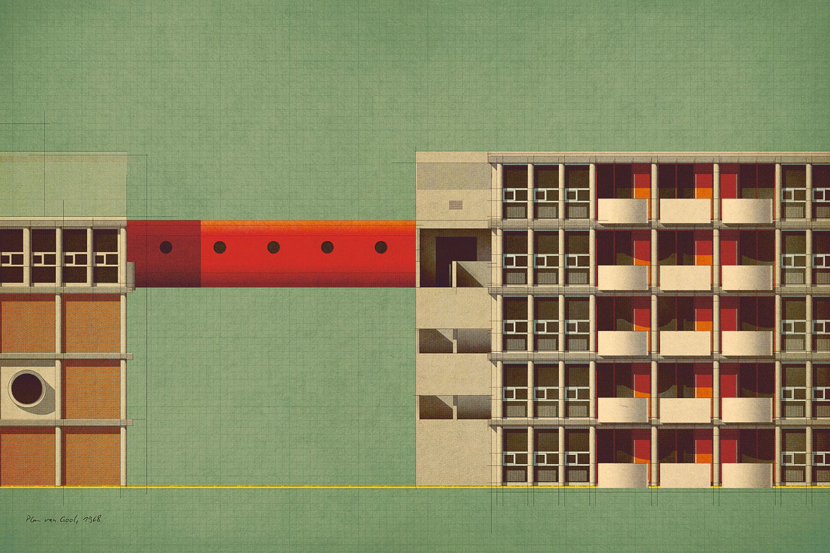 Plan van Gool, 1968 – Prints by Studio Sander Patelski