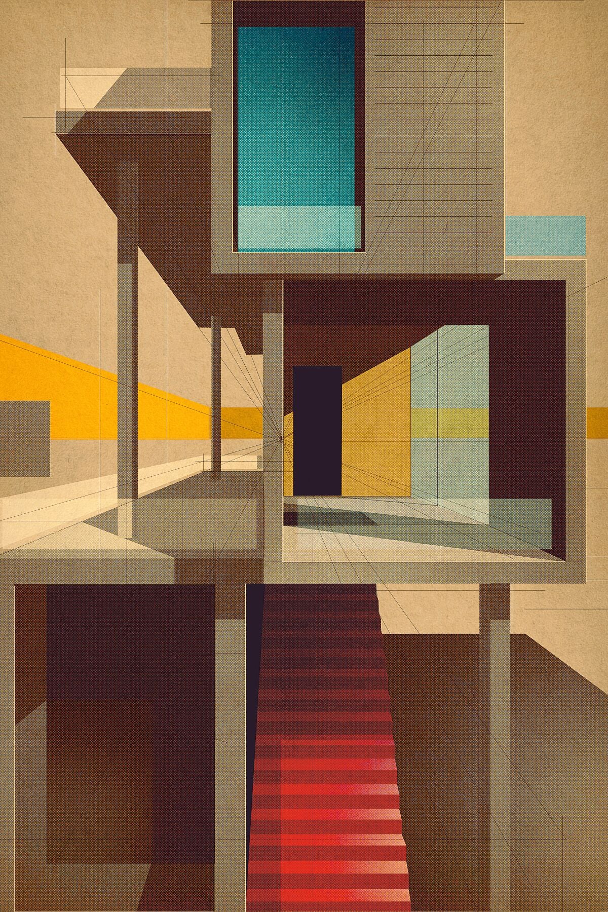 Composition No.29 – Prints by Studio Sander Patelski