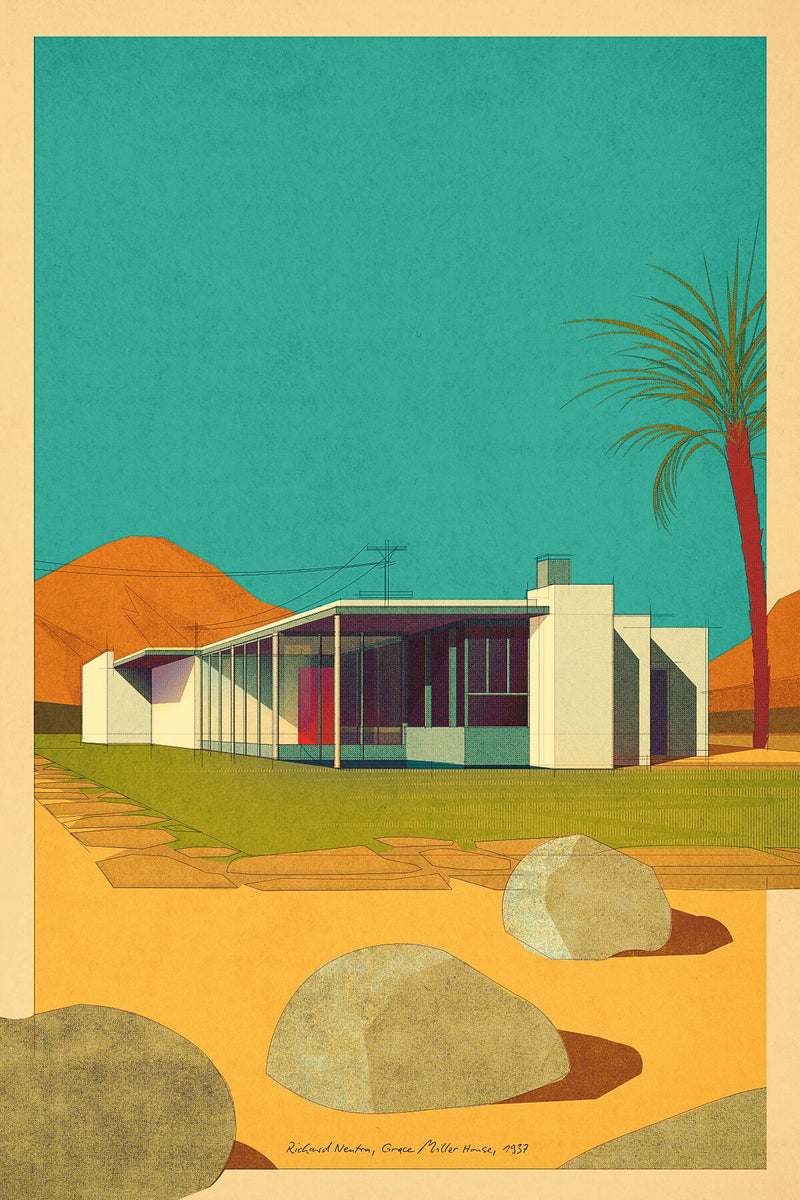 Richard Neutra, Grace Miller House, 1937 – Prints by Studio Sander Patelski